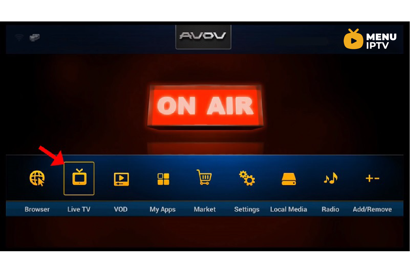 6 How to setup IPTV on AVOV TVOnline Box - MENUIPTV