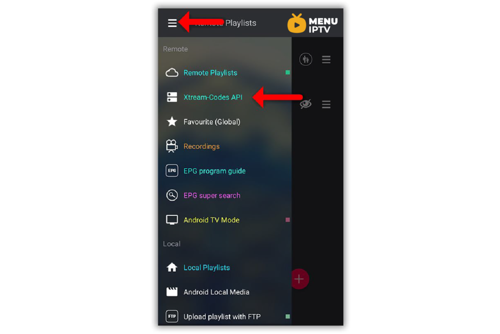 6 steps How to setup IPTV on GSE via Xtream-Codes API - MENUIPTV
