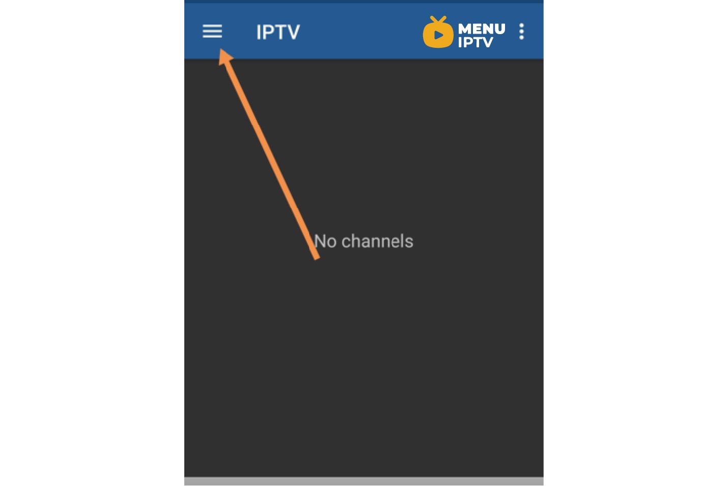 6 How to setup IPTV on IPTV Application - MENUIPTV