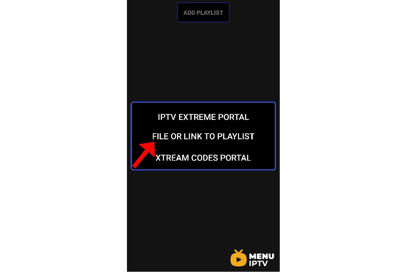 IPTV Extreme: 10 steps How to setup IPTV on IPTV Extreme - MENUIPTV