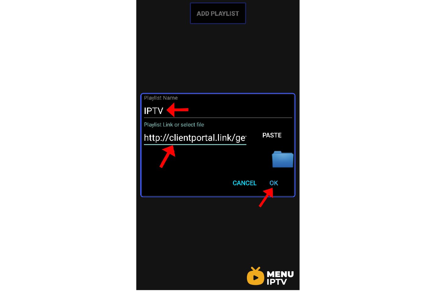 IPTV Extreme : How to setup IPTV on IPTV Extreme - MENUIPTV