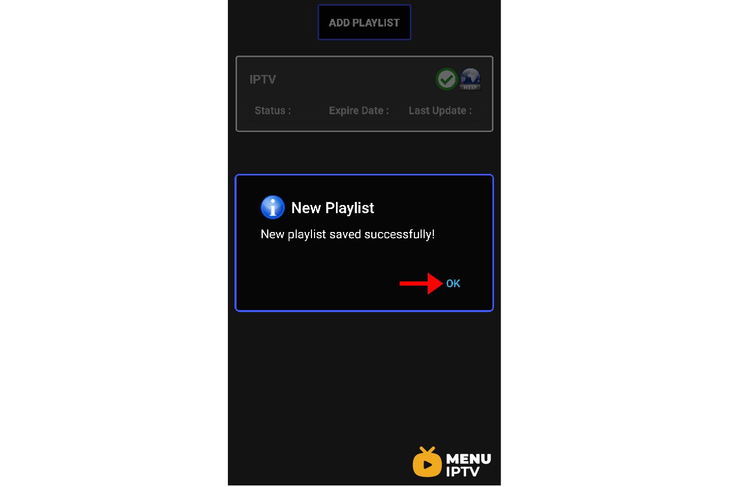 IPTV Extreme: 10 steps How to setup IPTV on IPTV Extreme - MENUIPTV