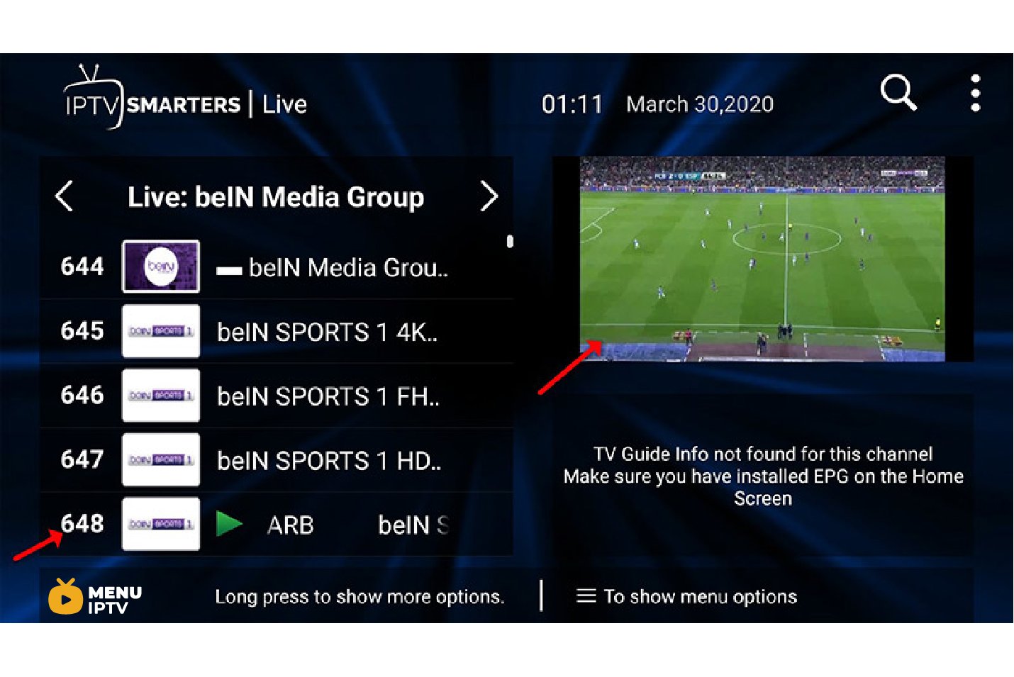 8 How to setup IPTV on IPTV Smarters Pro - MENUIPTV