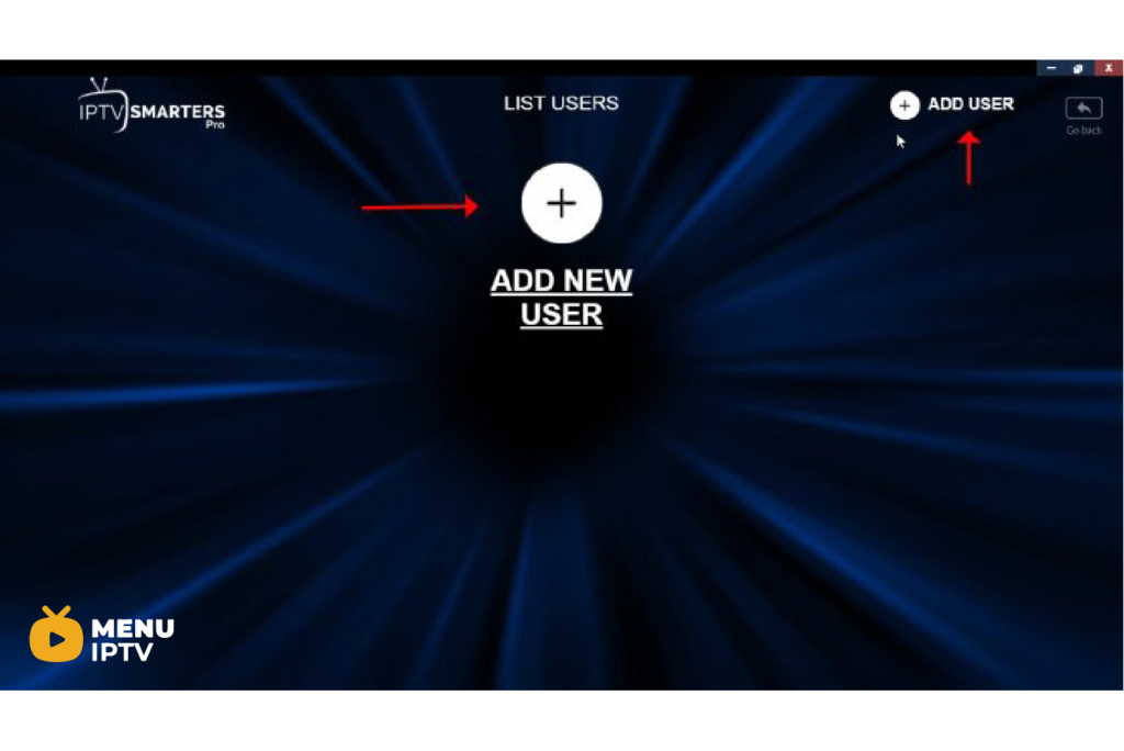 4 steps How to setup IPTV on IPTV Smarters in computer - MENUIPTV