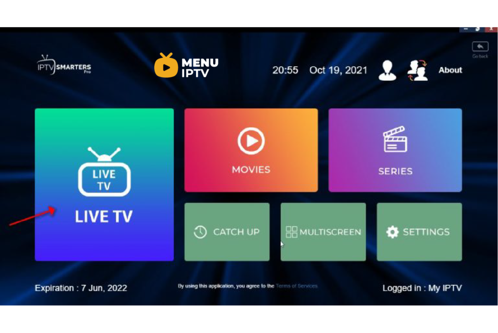 4 steps How to setup IPTV on IPTV Smarters in computer - MENUIPTV