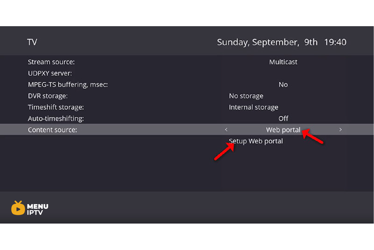 TVIP Box : 5 steps How to setup IPTV on TVIP Box - MENUIPTV