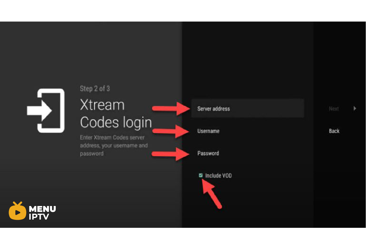 4 steps How to setup IPTV on TiviMate IPTV Player - MENUIPTV